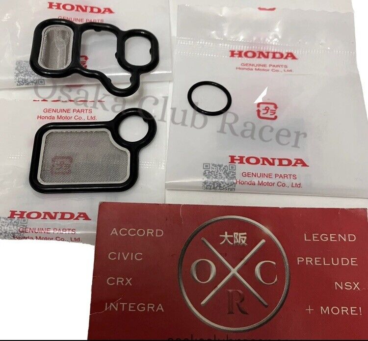 New GENUINE OEM Honda VTEC Solenoid & Spool Valve Filter Gasket Screen ...