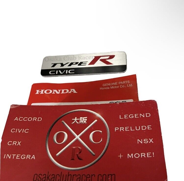 New GENUINE OEM FL5 Honda Civic Type R Dash Emblem Badge Logo Numbered ...