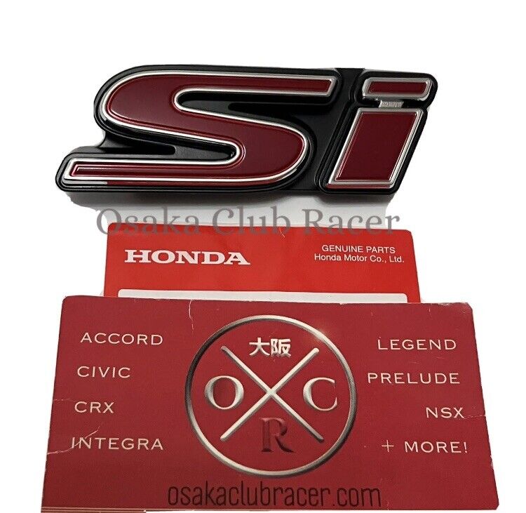 New OEM 06-08 Honda Civic Si Front Grille Emblem Badge 07 FA5 FG2 7573 ...